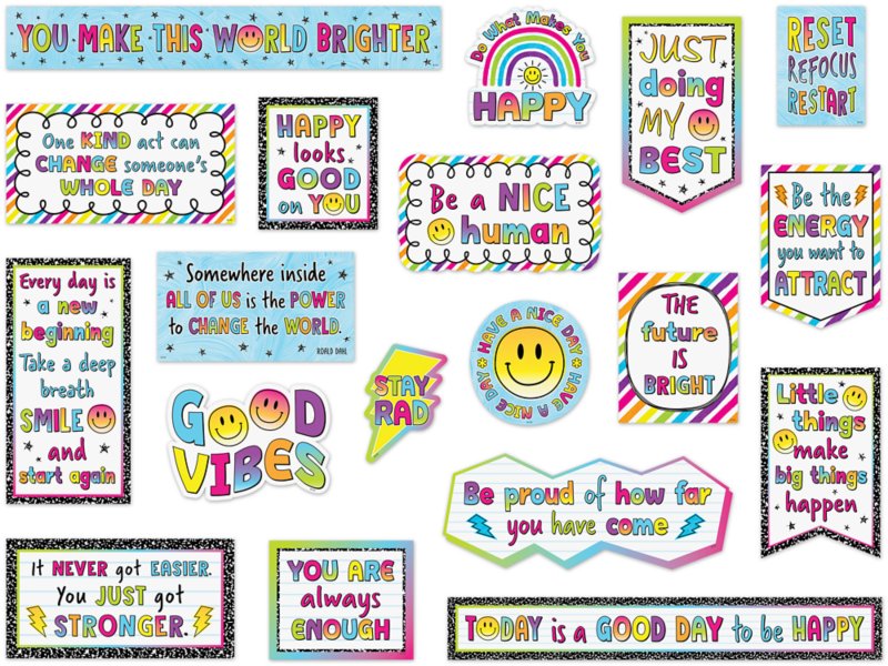 Brights 4Ever Motivational Bulletin Board Set at Lakeshore Learning