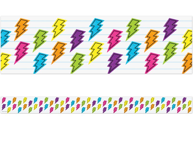 Brights 4Ever Lightning Bolt Border at Lakeshore Learning