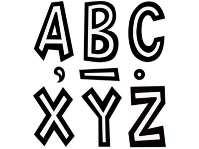 Punch-Out Letters | Classroom Bulletin Board Decor | Lakeshore®