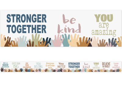 Everyone Is Welcome Motivational Border at Lakeshore Learning