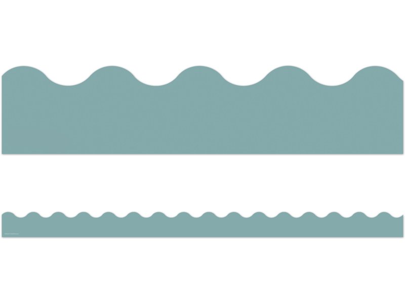 Everyone Is Welcome Calming Blue Scalloped Border at Lakeshore Learning