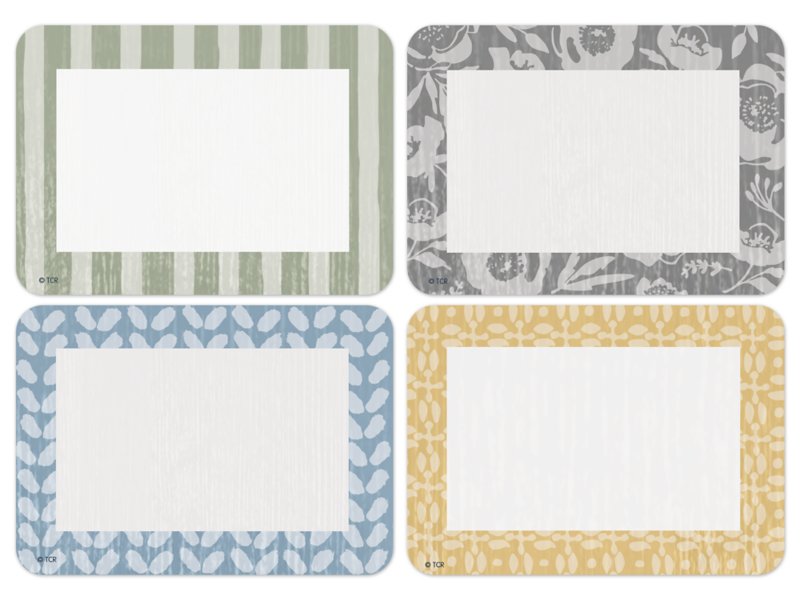 Classroom Cottage Name Tags - Variety Pack at Lakeshore Learning