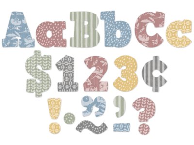 Punch-Out Letters | Classroom Bulletin Board Decor | Lakeshore®