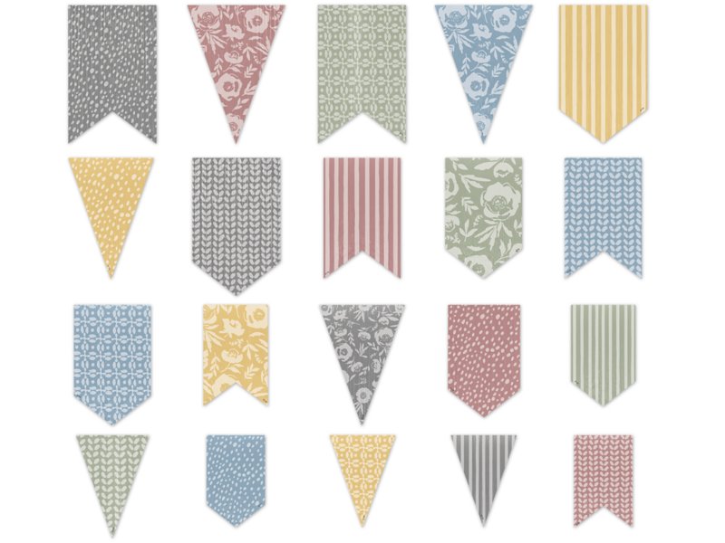 Classroom Cottage Pennant Accents at Lakeshore Learning