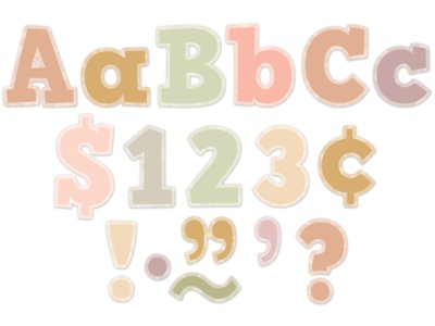 Punch-Out Letters | Classroom Bulletin Board Decor | Lakeshore®