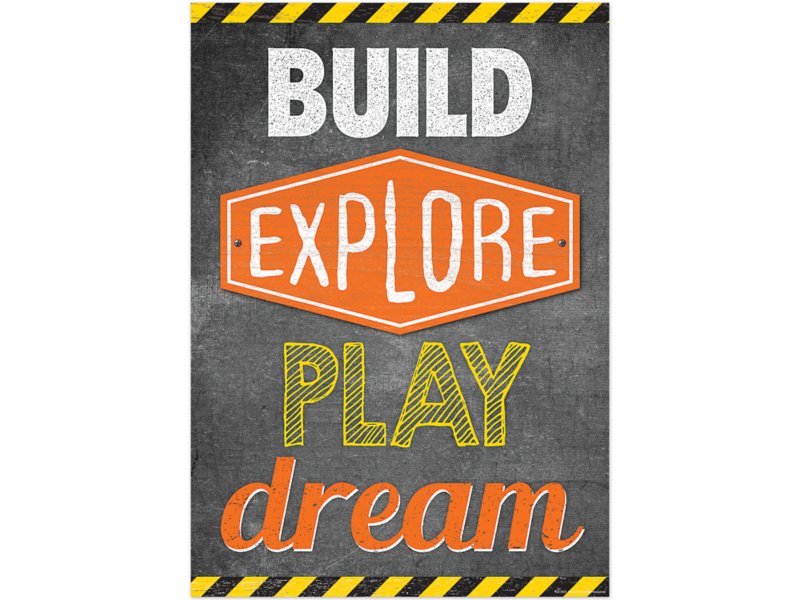 Under Construction! Build, Explore, Play, Dream Poster at Lakeshore ...