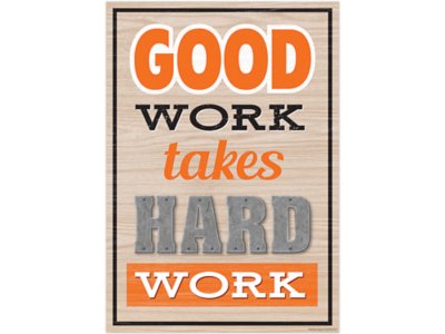 Work Hard Sign