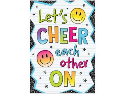 Brights 4Ever Let’s Cheer Each Other On Poster at Lakeshore Learning