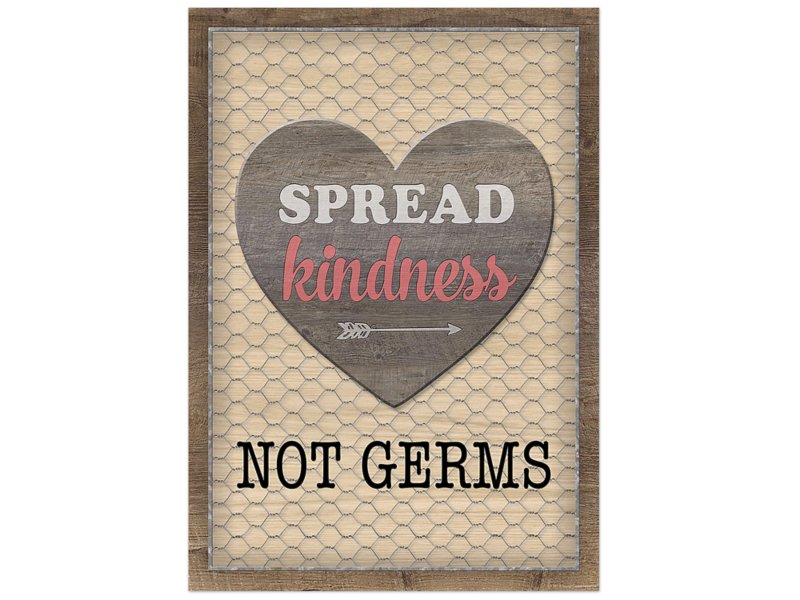 Home Sweet Classroom Spread Kindness Not Germs Poster at Lakeshore Learning
