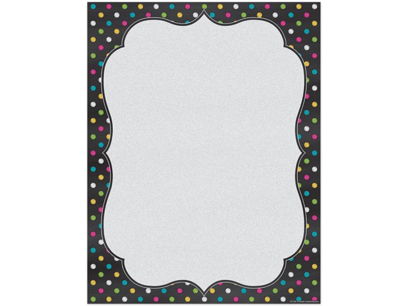 Chalkboard Brights Blank Poster at Lakeshore Learning