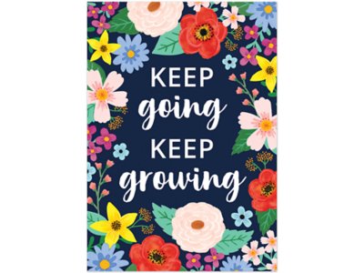 Wildflowers Keep Going Keep Growing Poster at Lakeshore Learning