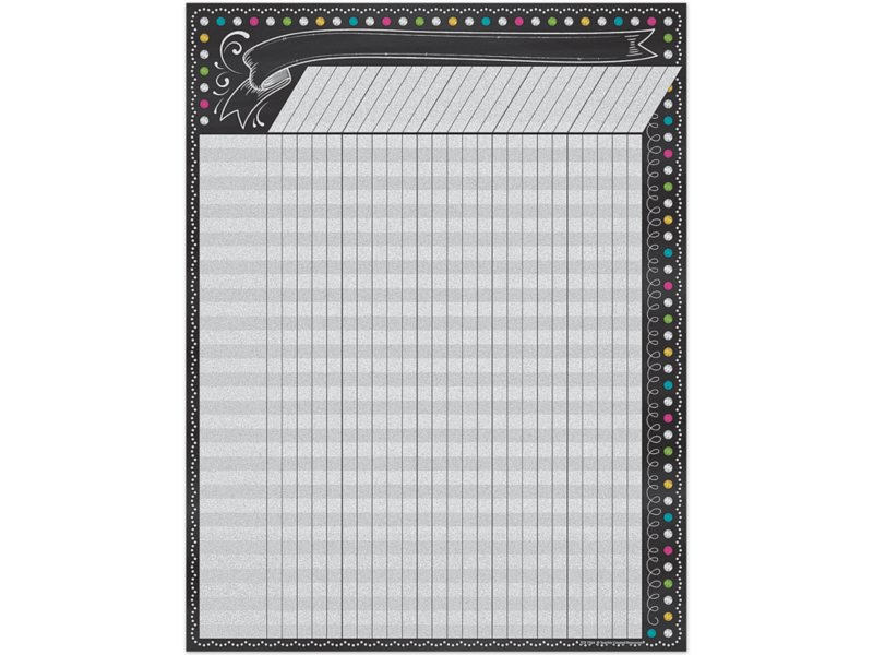 Chalkboard Brights Incentive Chart at Lakeshore Learning