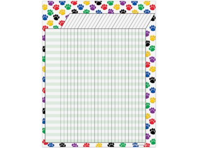 Paw Print Incentive Chart at Lakeshore Learning