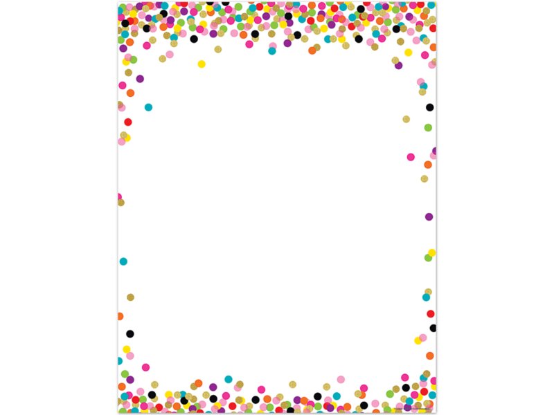 Confetti Blank Poster at Lakeshore Learning