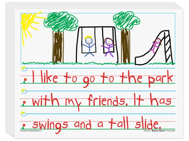 Smart Start Story Paper at Lakeshore Learning