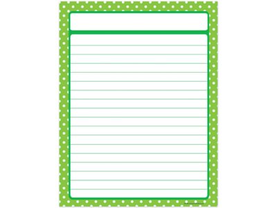 Polka Dot Writing Letters Reference Poster at Lakeshore Learning