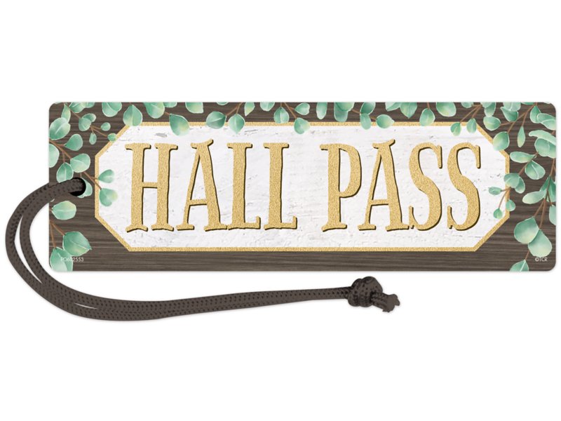 Eucalyptus Magnetic Student Hall Pass at Lakeshore Learning