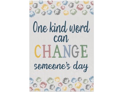 Classroom Cottage One Kind Word Poster at Lakeshore Learning