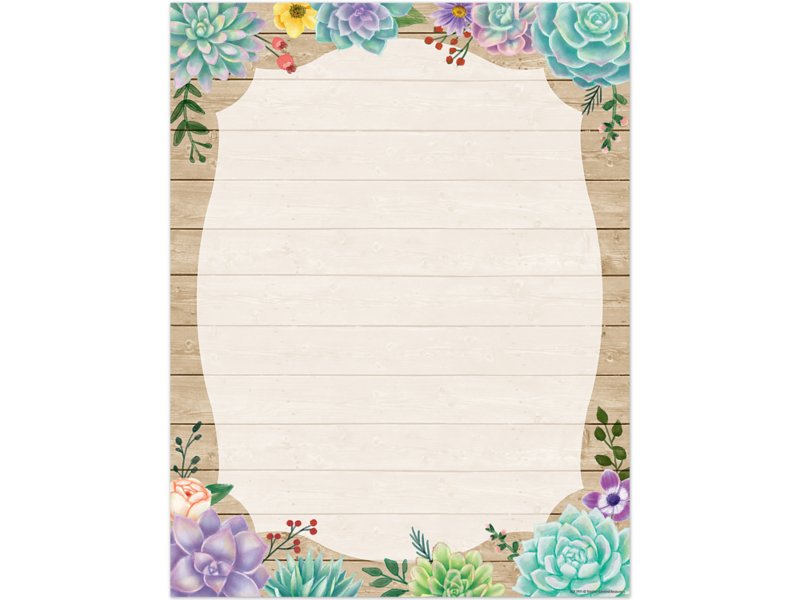 Rustic Bloom Blank Poster at Lakeshore Learning