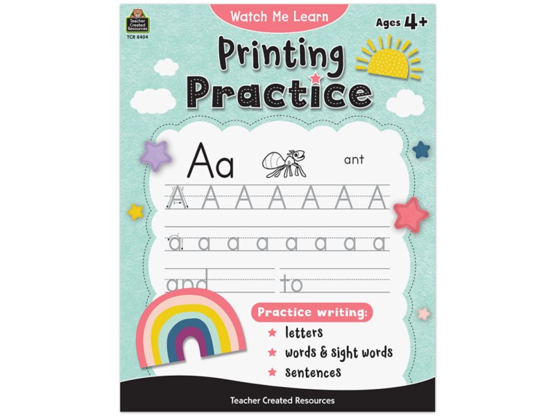 Printing Practice Workbook - Pre K-Gr. 1 at Lakeshore Learning