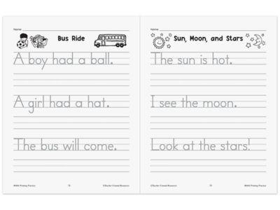 Printing Practice Workbook - Pre K-Gr. 1 at Lakeshore Learning
