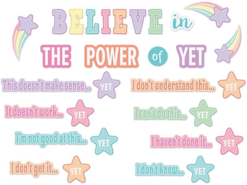 Pastel Pop Bulletin Board Set at Lakeshore Learning