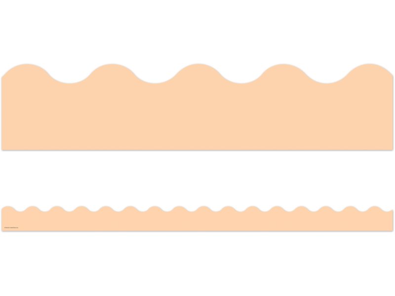 Pastel Pop Peach Scalloped Border at Lakeshore Learning