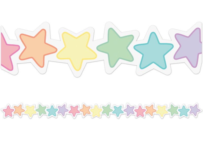 Pastel Pop Star Border at Lakeshore Learning