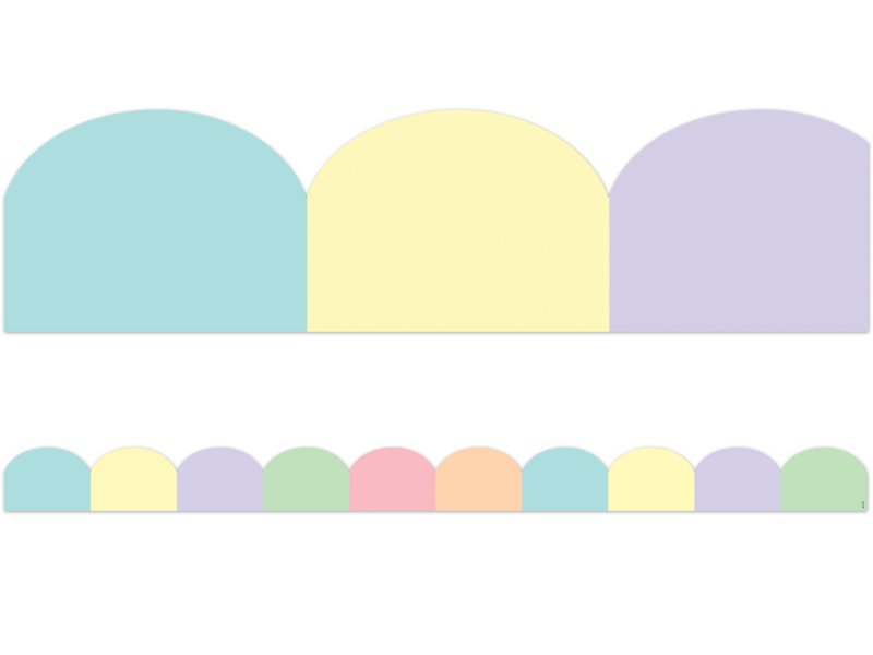 Pastel Pop Scalloped Border at Lakeshore Learning