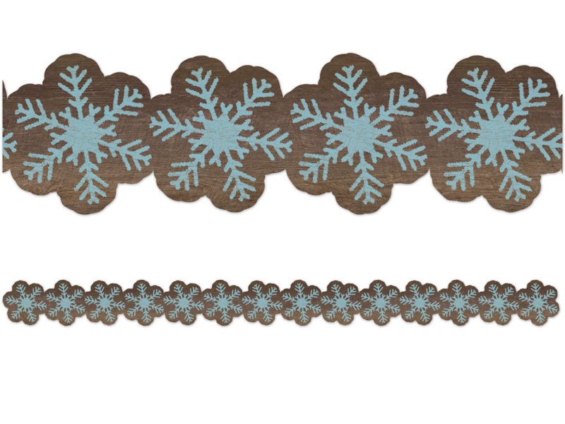 Snowflakes Border Clip Art