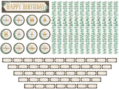 Eucalyptus Birthday Bulletin Board Set at Lakeshore Learning