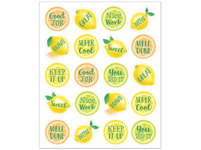 Lemon Zest Motivational Accents at Lakeshore Learning