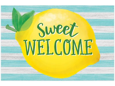 Lemon Zest Welcome Banner at Lakeshore Learning
