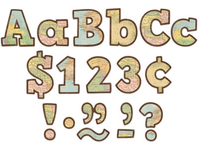 Punch-Out Letters | Classroom Bulletin Board Decor | Lakeshore®