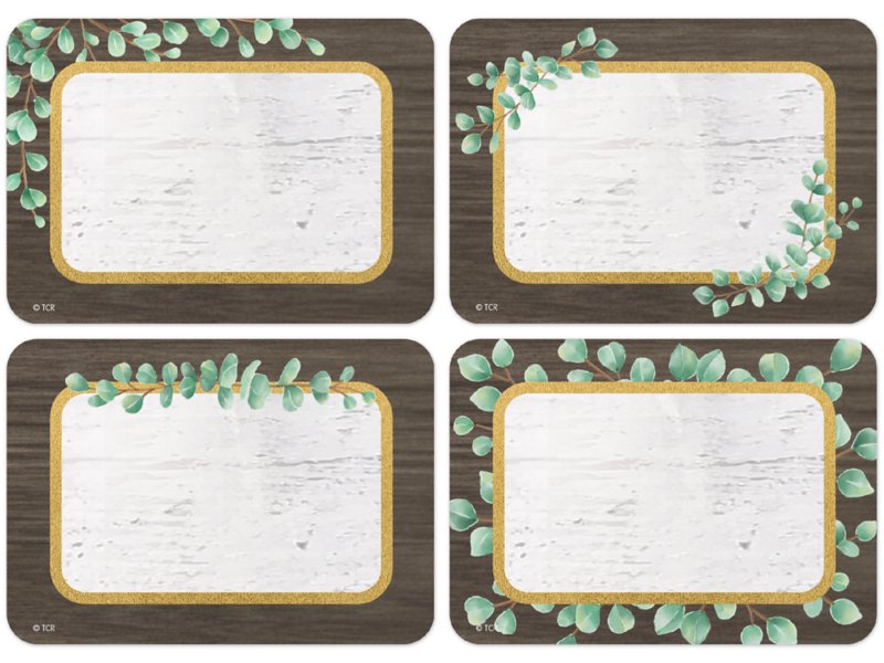Eucalyptus Name Tags - Variety Pack at Lakeshore Learning