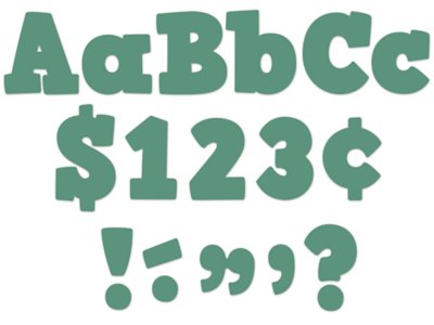 Punch-Out Letters | Classroom Bulletin Board Decor | Lakeshore®