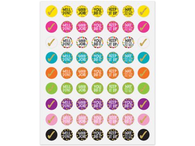 Confetti Motivational Mini Stickers at Lakeshore Learning