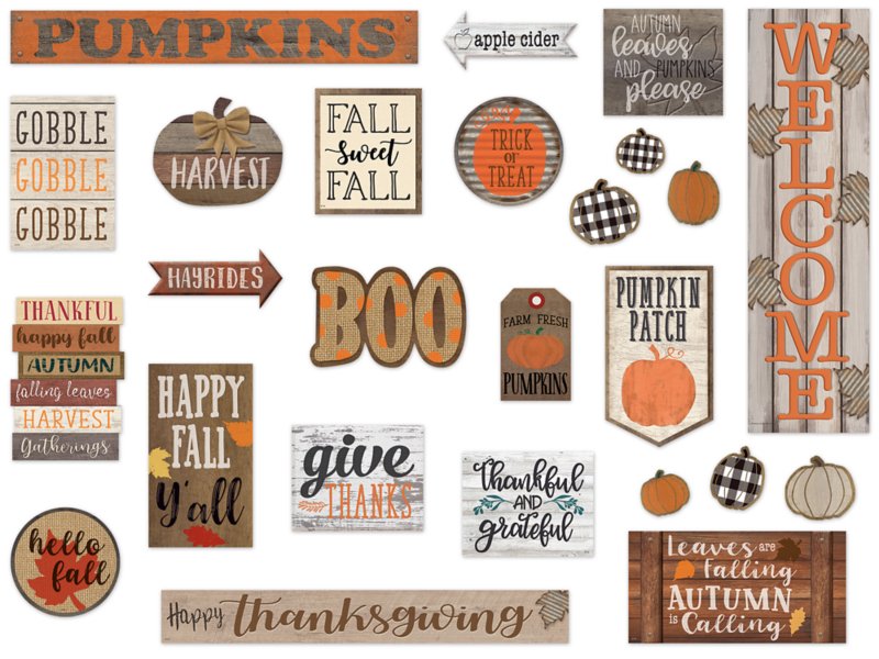 Home Sweet Classroom Fall Bulletin Board Set at Lakeshore Learning