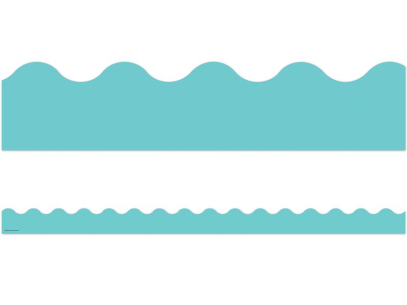 Light Turquoise Scalloped Border at Lakeshore Learning