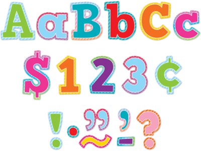 Punch-Out Letters | Classroom Bulletin Board Decor | Lakeshore®