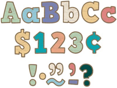 Punch-Out Letters | Classroom Bulletin Board Decor | Lakeshore®