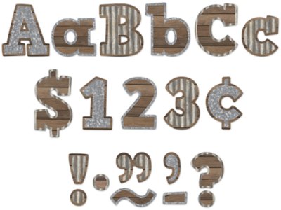 Punch-Out Letters | Classroom Bulletin Board Decor | Lakeshore®