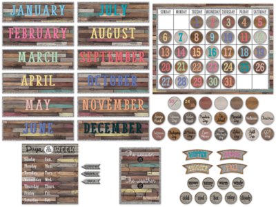 Home Sweet Classroom Calendar Bulletin Board Set at Lakeshore Learning