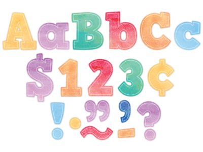 Punch-Out Letters | Classroom Bulletin Board Decor | Lakeshore®
