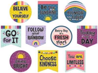 Oh Happy Day! Rainbow Border at Lakeshore Learning