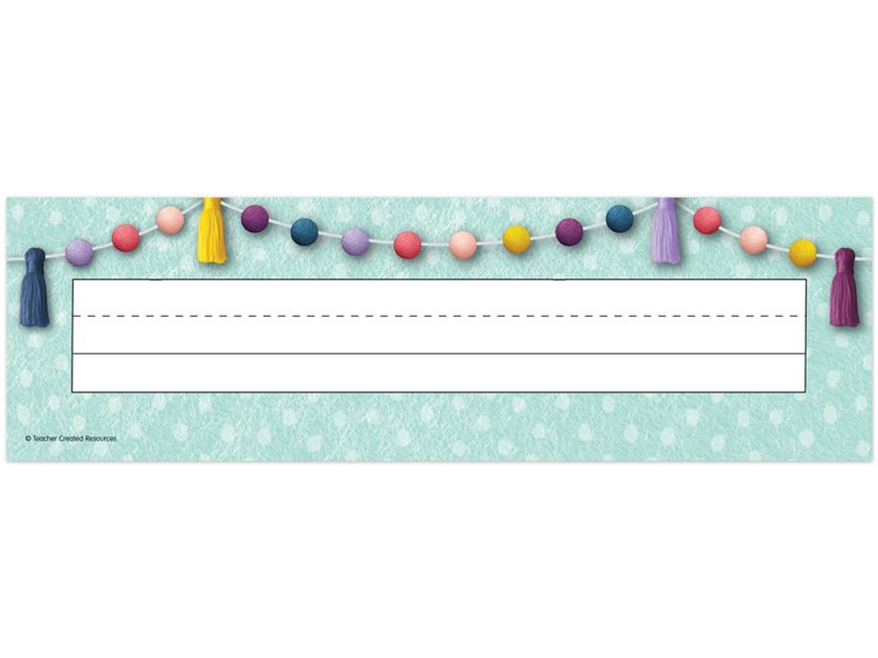 Oh Happy Day! Nameplates at Lakeshore Learning