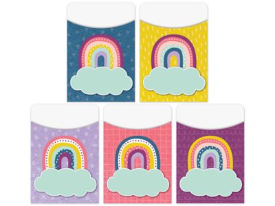 Oh Happy Day! Library Pockets - Variety Pack at Lakeshore Learning