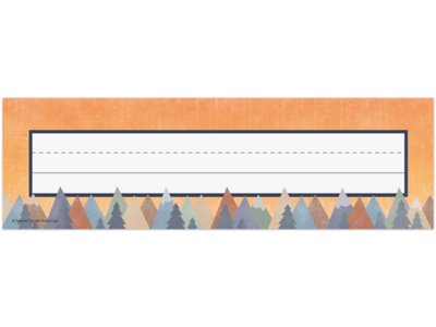 Moving Mountains Nameplates at Lakeshore Learning