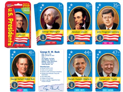 U.S. Presidents Pocket Flash Cards at Lakeshore Learning
