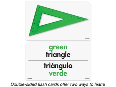 Shapes & Colors Bilingual Pocket Flash Cards at Lakeshore Learning